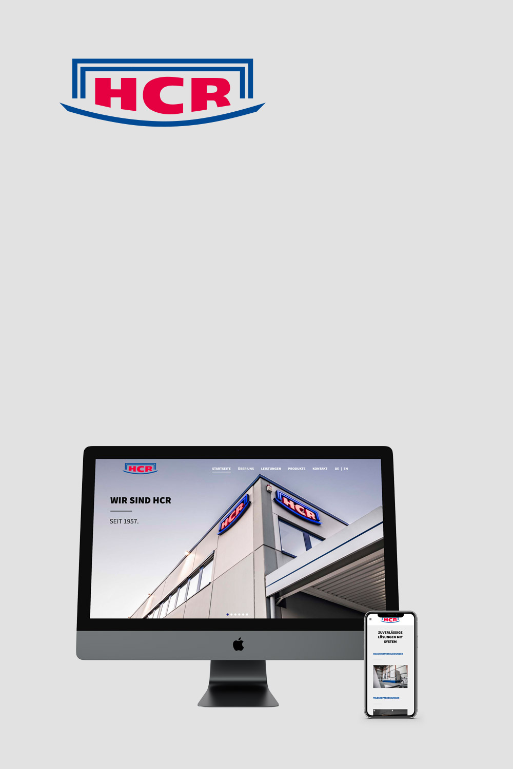 HCR - Website für das Systemhaus für Maschinenschutz